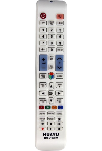 Huayu Weko Kl RM-D1078W Samsung Beyaz Lcd*led Kumanda (33366=32064 Aynı) Yazısız