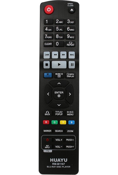 Huayu Kl RM-B1167 Lg Blu-Ray DVD Kumandası