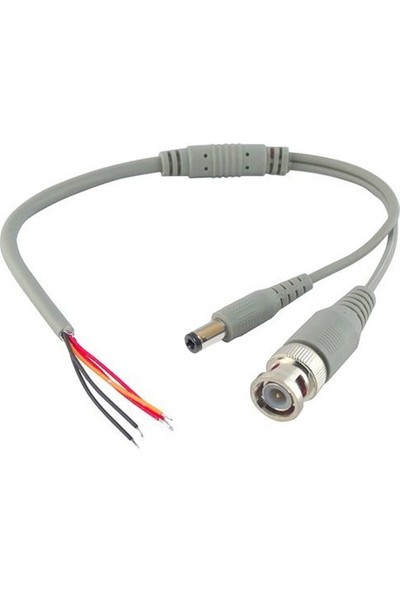 Polaxtor Bnc Kamera Kablosu 5.5x2.5 Yaylı Jaklı