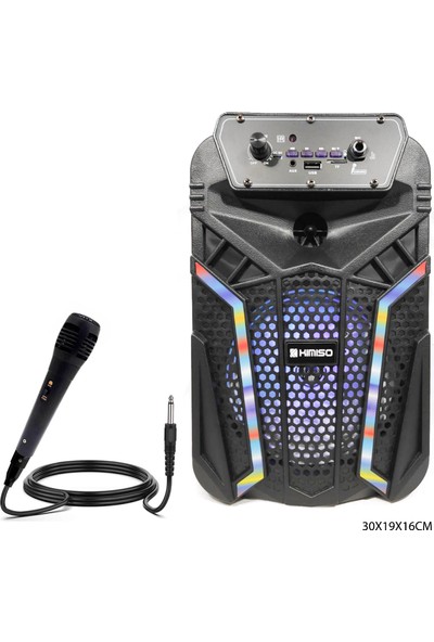 Kimiso Seyyar Anfi El Mikrofonlu 16CM 8W Sd/usb/bt QS-2602 Kimiso Seyyar Anfi El Mikrofonlu 16CM 8W Sd/usb/bt QS-2602