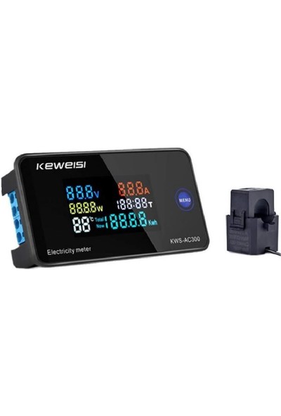 Anunnaki AN300 100 A Dijital Voltmetre AC50 300 V Güç Akım Ölçer