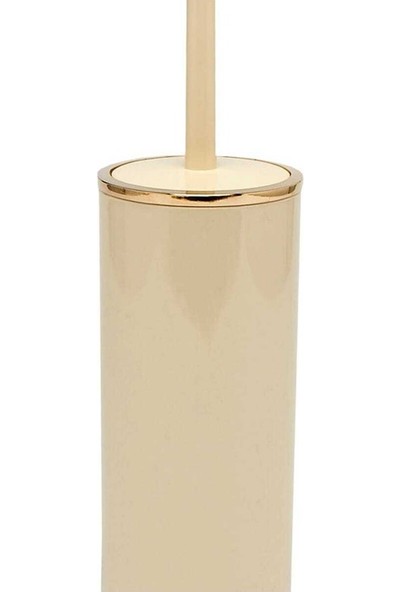 Lenox Tuvalet Fırçası Bej Altın Renk