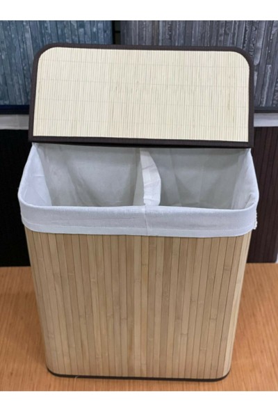 Naturel Bambu Katlanabilir Kirli Çamaşır Sepeti Naturel Bambu Katlanabilir Kirli Çamaşır Sepeti