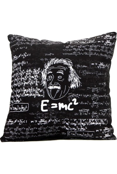 Hediye Kanalı Einstein Büyük Boy Yastık Kırlent