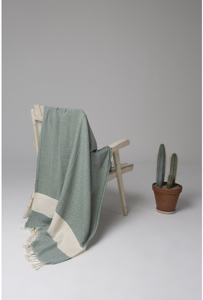 Chappal Elmas Desenli Peştamal Koyu Yeşil Chappal Elmas Desenli Peştamal Koyu Yeşil