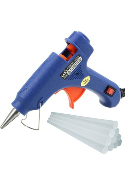 Larimar Sıcak Silikon Tabancası DGHL Koruma Anahtarlı-10 Adet Mum Silikon Hediyeli