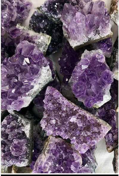 ByKolyeucum Doğal Ham 3-4 cm Ametist Taşı