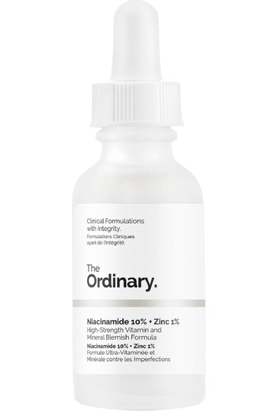 The Ordinary Niacinamide 10% + Zink 1% 30ML The Ordinary Niacinamide 10% + Zink 1% 30ML