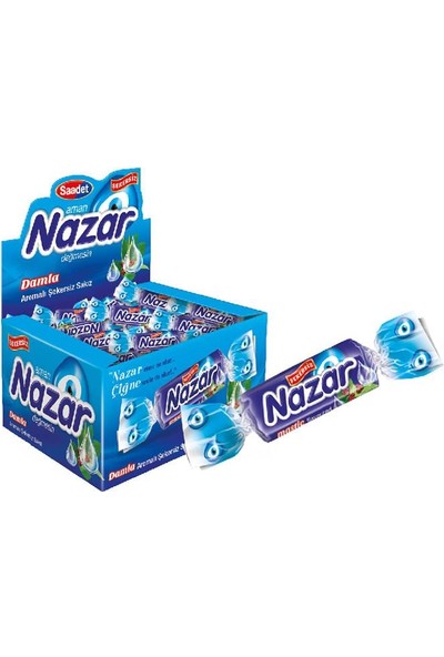 Saadet Nazar Tekli Sakız Damla 100'LÜ