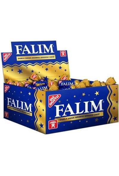 Falım Tekli Sakız Damla Aromalı 100'LÜ