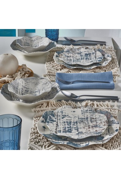 Güral Porselen Güral Nesrin 24 Parça 6 Kişilik Bone Yemek Seti Güral Porselen Güral Nesrin 24 Parça 6 Kişilik Bone Yemek Seti