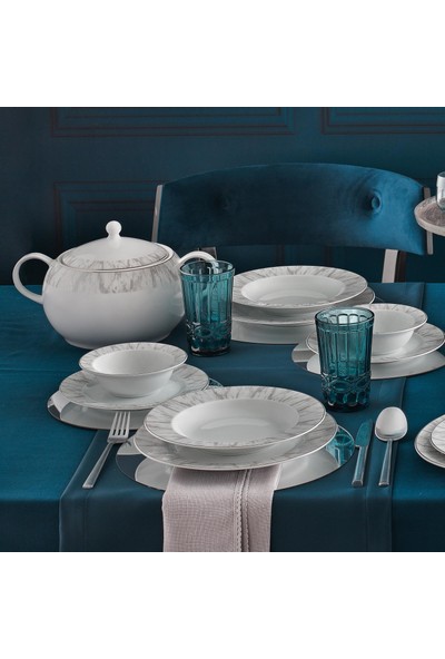 Güral Porselen Güral 84 Parça Tolstoy Yemek Takımı Güral Porselen Güral 84 Parça Tolstoy Yemek Takımı