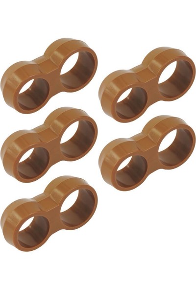 Zubizubi Nobel Kapı Kolu Stoperi Kapı Kamponu Kahverengi 5 Adet