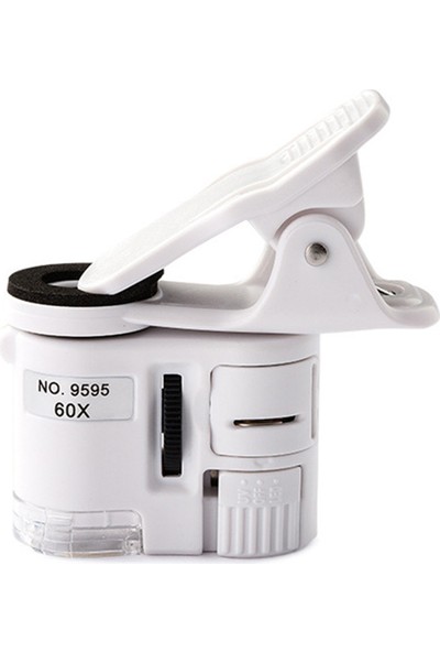 Beauty Life 60X Mini Taşınabilir Akıllı Telefon Mikroskobu (Yurt Dışından)