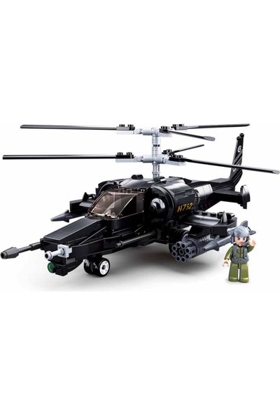 Sluban 330 Parça LEGO Seti Model Maket Askeri Helikopter Oyun Seti Sluban 330 Parça LEGO Seti Model Maket Askeri Helikopter Oyun Seti