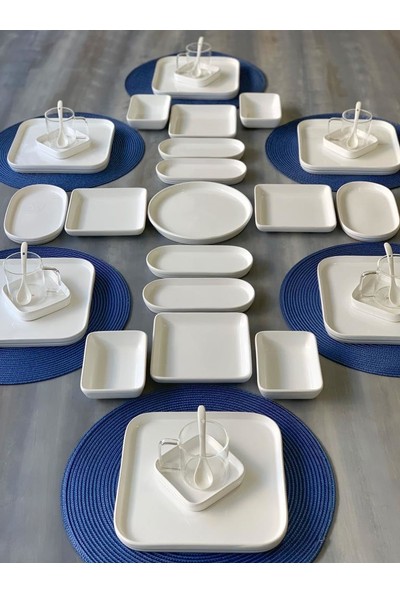 Atabey Atabeyhome Kira 39 Parça Seramik Kahvaltı Seti