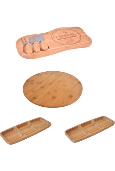 Bambum Gouda 7 Parça Kahvaltı Sunum Seti Bambum Gouda 7 Parça Kahvaltı Sunum Seti