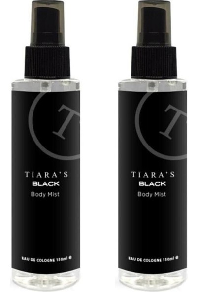 Cecile Tiaras Black For Men Body Mist 150ML X2 Cecile Tiaras Black For Men Body Mist 150ML X2