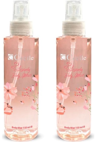 Cecile Body Mist Lovely 150 ml X2
