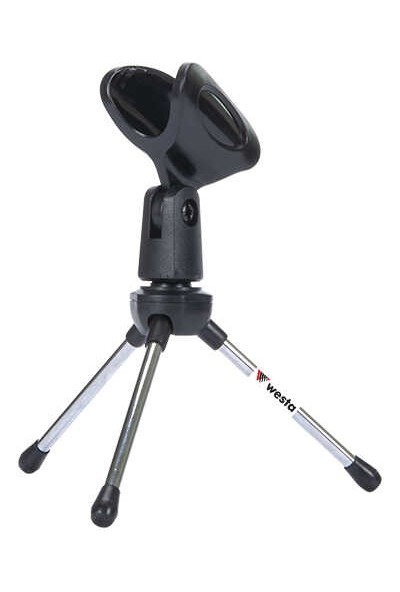 Westa 3 Ayaklı Masaüstü Mikrofon Sehpası Westa 3 Ayaklı Masaüstü Mikrofon Sehpası