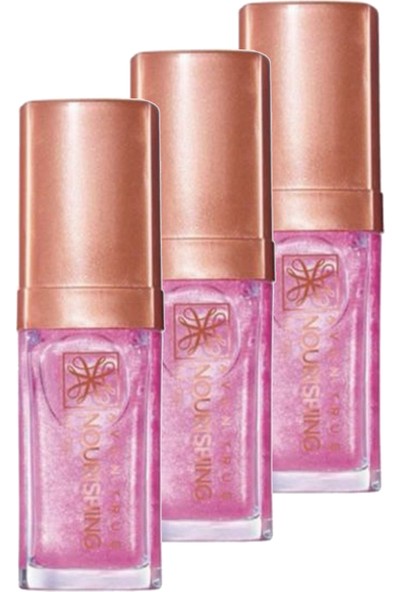 Avon True Nourishing Dudak Yağı 7 Ml. Shimmering Petal Üçlü Set Avon True Nourishing Dudak Yağı 7 Ml. Shimmering Petal Üçlü Set