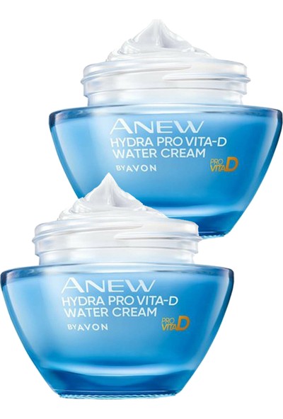 Avon Anew Hydra Pro Vita D Su Bazlı Yüz Kremi 50 Ml. Ikili Set Avon Anew Hydra Pro Vita D Su Bazlı Yüz Kremi 50 Ml. Ikili Set