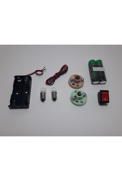 Elektronikport Basit Elektrik Deney Seti (Seri - Paralel Lamba Deneyi) Elektronikport Basit Elektrik Deney Seti (Seri - Paralel Lamba Deneyi)