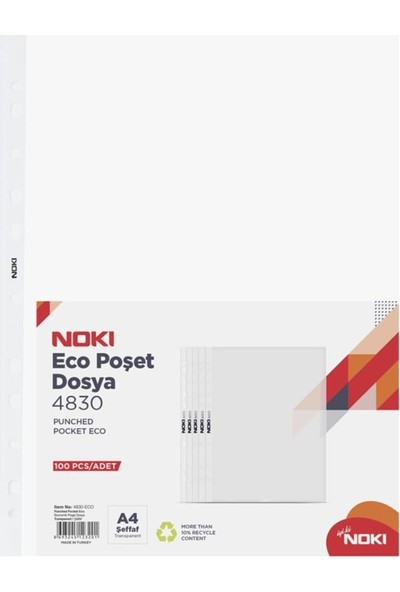 Noki Poşet Dosya Eco 50'li 4830