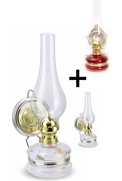 Kuzgun Online Shop 3'lü Set & 2 Şeffaf 1 Kırmızı Büyük Boy Nostaljik Gaz Lambası Kuzgun Online Shop 3'lü Set & 2 Şeffaf 1 Kırmızı Büyük Boy Nostaljik Gaz Lambası