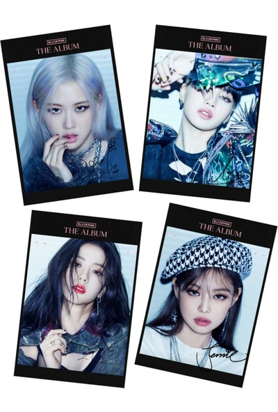 Black Pink Blackpink Blackpınk ''the Album'' Üye Imzalı Kartpostallar
