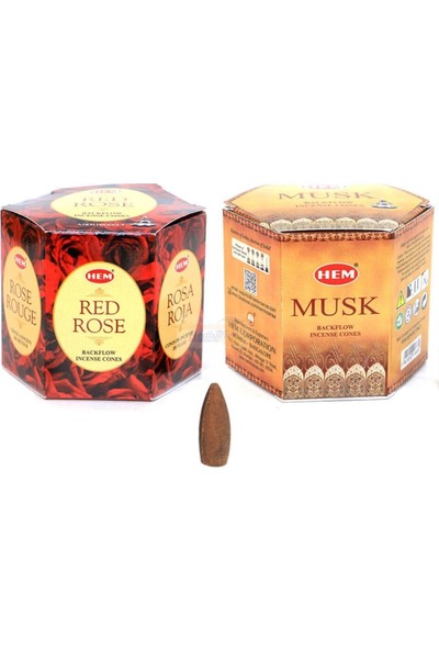 Dünyadan Hediyeler Misk Ve Gül Geri Akış Şelale Tütsü Konileri 40 Adet Dünyadan Hediyeler Misk Ve Gül Geri Akış Şelale Tütsü Konileri 40 Adet