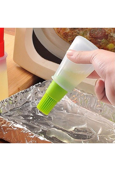 Buffer Yumuşacık Silikon Hazneli Yağ Ve Yumurta Fırçası