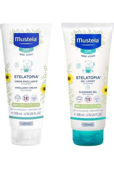 Dünyadan Hediyeler Mustela Stelatopia Emollient Balm + Stelatopia Cleansing Gel Dünyadan Hediyeler Mustela Stelatopia Emollient Balm + Stelatopia Cleansing Gel