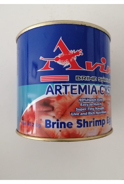 Avina Brine Shrimp Artemia Yumurtası 425 gr Avina Brine Shrimp Artemia Yumurtası 425 gr