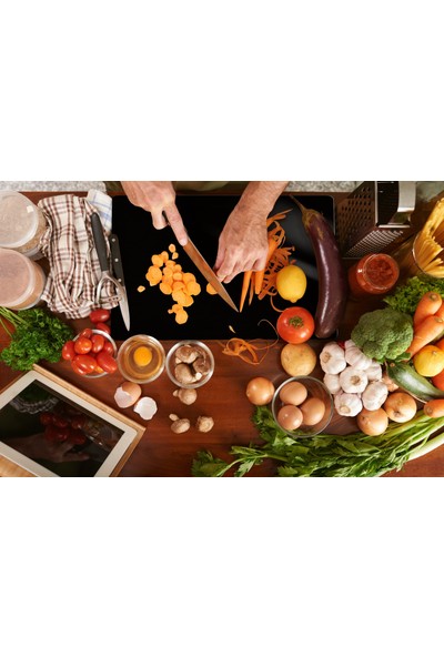 Yurt Cam Kesme Tahtası 30 x 40 cm