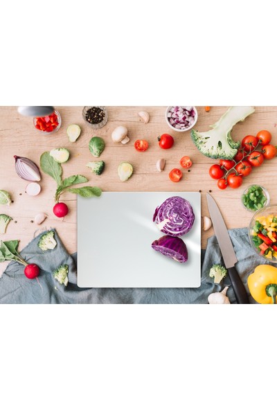 Yurt Cam Kesme Tahtası 29 x 34 cm