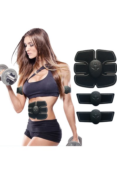 Mbois Ems Pack Kas Gelistirici Masaj Aleti - Karın Kası - 6 Bölge - 6 Parça