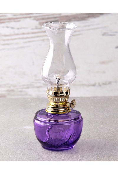 Kuzgun Online Shop 2'li Lila Küçük Nostaljik Gaz Lambası & 750 ml Gaz Yağı Kuzgun Online Shop 2'li Lila Küçük Nostaljik Gaz Lambası & 750 ml Gaz Yağı