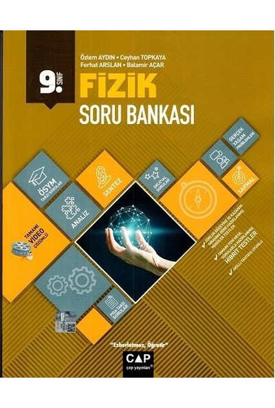 Çap Yayınları 9. Sınıf Fizik Anadolu Soru Bankası