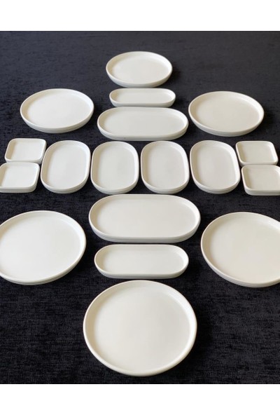 Bambum 6 Kişilik 18 Parça Seramik Kahvaltı Seti
