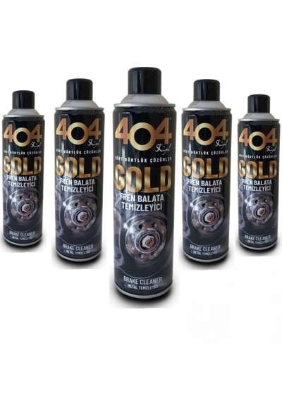 404 Fren Balata Spreyi - Yeni Gold Serisi