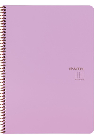 Keskin Color 80 Yaprak Kareli Pp Kapak Spiralli Pastel Note Defter 17 x 24 cm Keskin Color 80 Yaprak Kareli Pp Kapak Spiralli Pastel Note Defter 17 x 24 cm