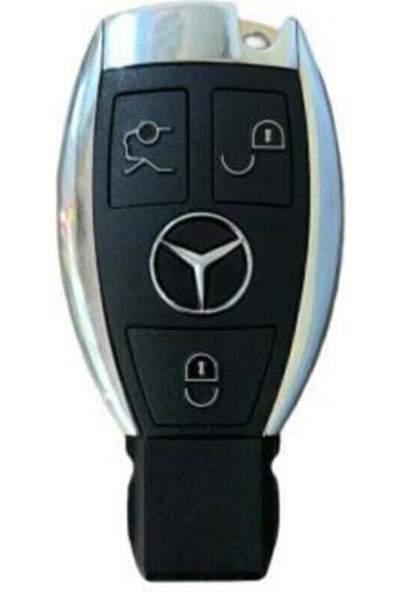 Ebg Istanbul Mercedes 3 Butonlu Kumanda Kabı Krom Kaplama