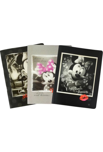Mynote Minnie Mouse Campüs Boy Çizgili Okul Defteri 26 x 18,5 cm 40 Yaprak 3'lü Mynote Minnie Mouse Campüs Boy Çizgili Okul Defteri 26 x 18,5 cm 40 Yaprak 3'lü