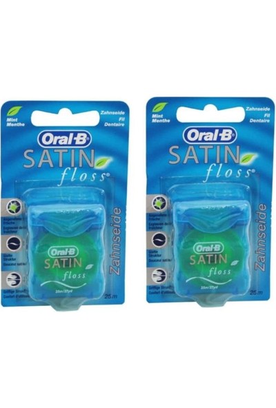 Oral-B Diş Ipi Satin Floss x 2 Adet Oral-B Diş Ipi Satin Floss x 2 Adet