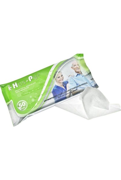 Has-Pet Antibakteriyel Perine Bölgesi Temizleme Havlusu 50'li Has-Pet Antibakteriyel Perine Bölgesi Temizleme Havlusu 50'li