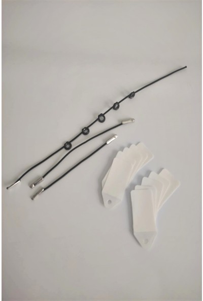 Beauty Stuff Lift 'em Up Yüz ve Boyun Germe Bantları 10'lu (Siyah Lastikli)