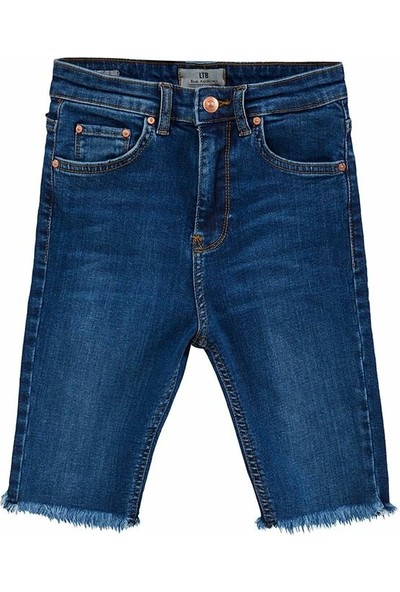 Ltb Galena Leone Wash Kadın Jean Bermuda