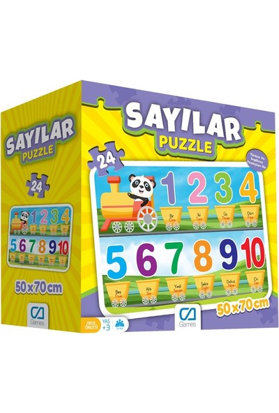 Ca Games CAÇ5134 Ca Games, Sayılar Eğitici Puzzle Ca Games CAÇ5134 Ca Games, Sayılar Eğitici Puzzle