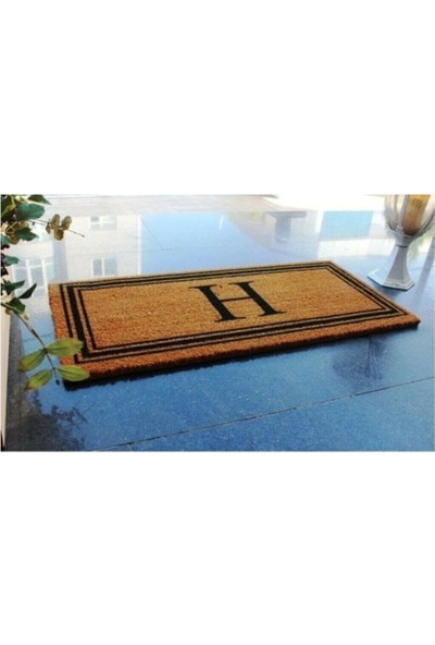 Lalavis H Harfli Çift Çerçeve Koko Paspas